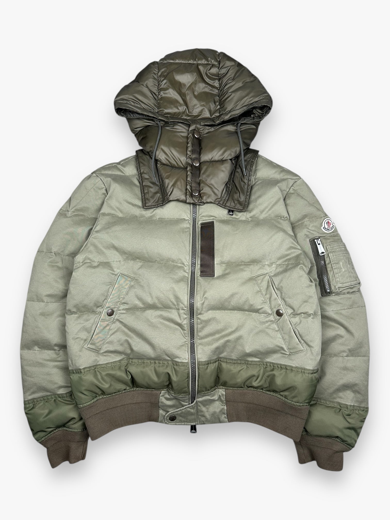 Moncler Rare Puffer Jacket MA-1 Japan Limited Edition Khaki – baapti.store